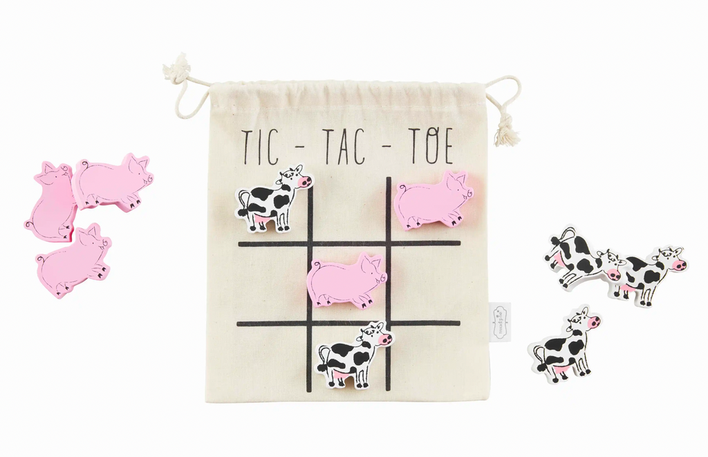 Wood Tic Tac Toe Farm Set – Max + Molly